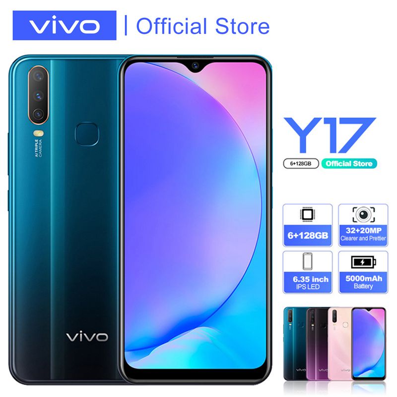Jual VIVO Y17 6 128GB Original Garansi Resmi 100% baru 6.35inci layar penuh FULLSET hpmurah ram ...