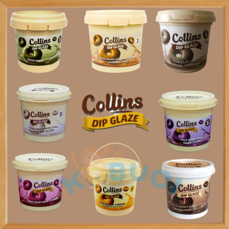 Jual GLAZE COLLINS KEMASAN 1 KG (Free Bubble Wrap) | Shopee Indonesia