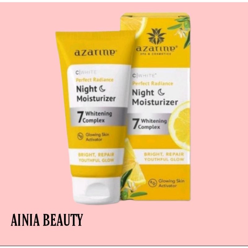 Jual AZARINE Perfect Radiance Night Moisturizer 25g - By Ainia Beauty ...