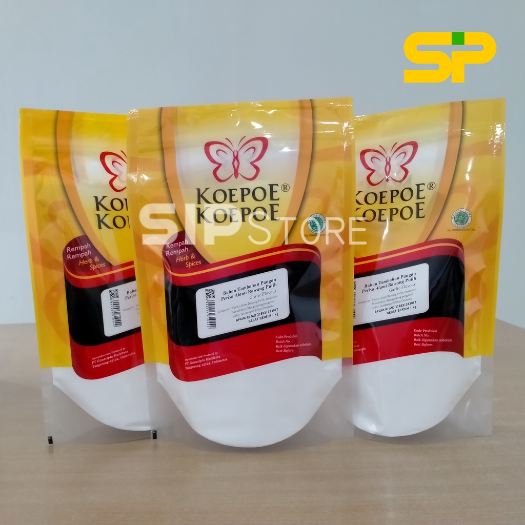 Jual Koepoe Kopoe Kupu Bawang Putih 1 kg / Bubuk Garlic Powder 1Kg ...