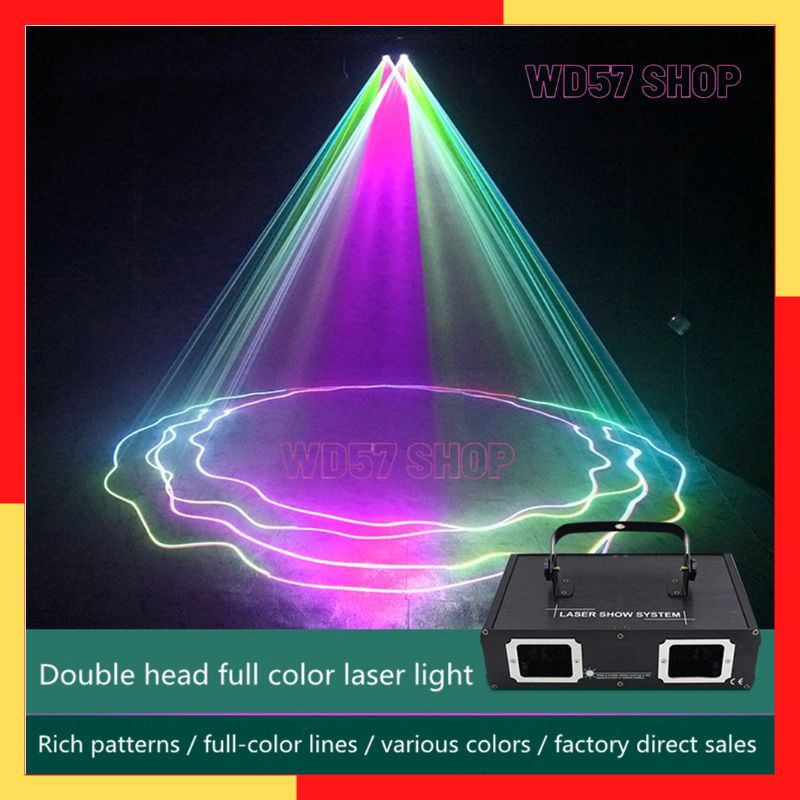 Jual Lampu Sorot Tembak Disko Laser LED Strobo Light RGB DMX512 Efek ...