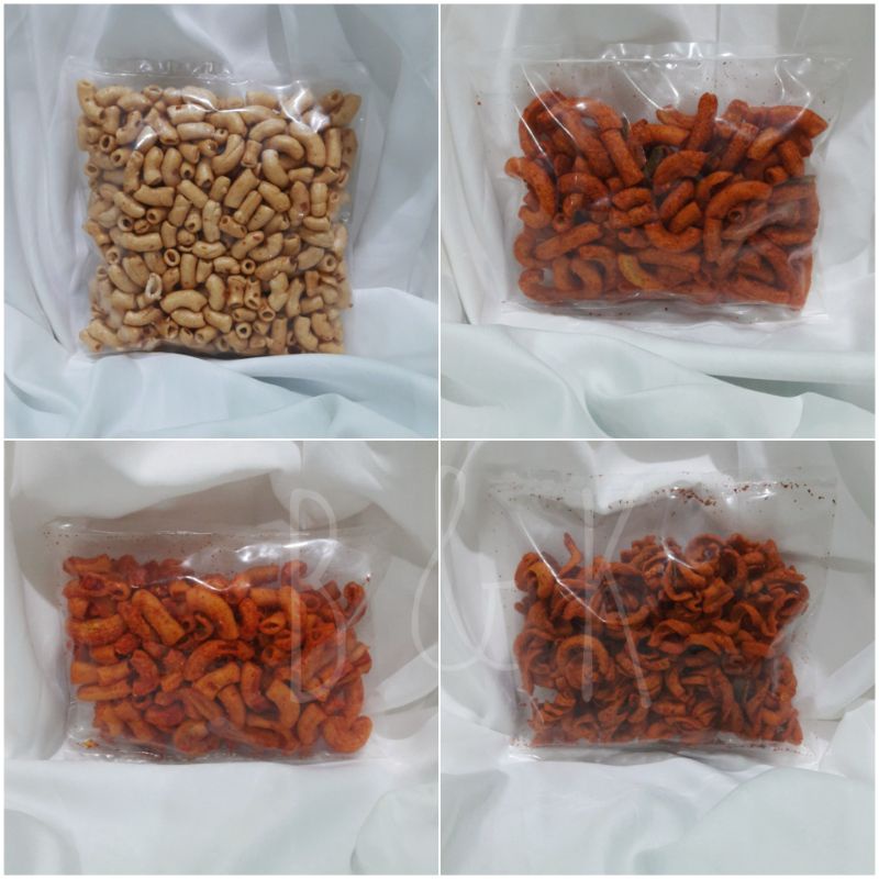 Jual makaroni 75 gram | bumbu rujak | spiral pedas daun jeruk | pedas ...
