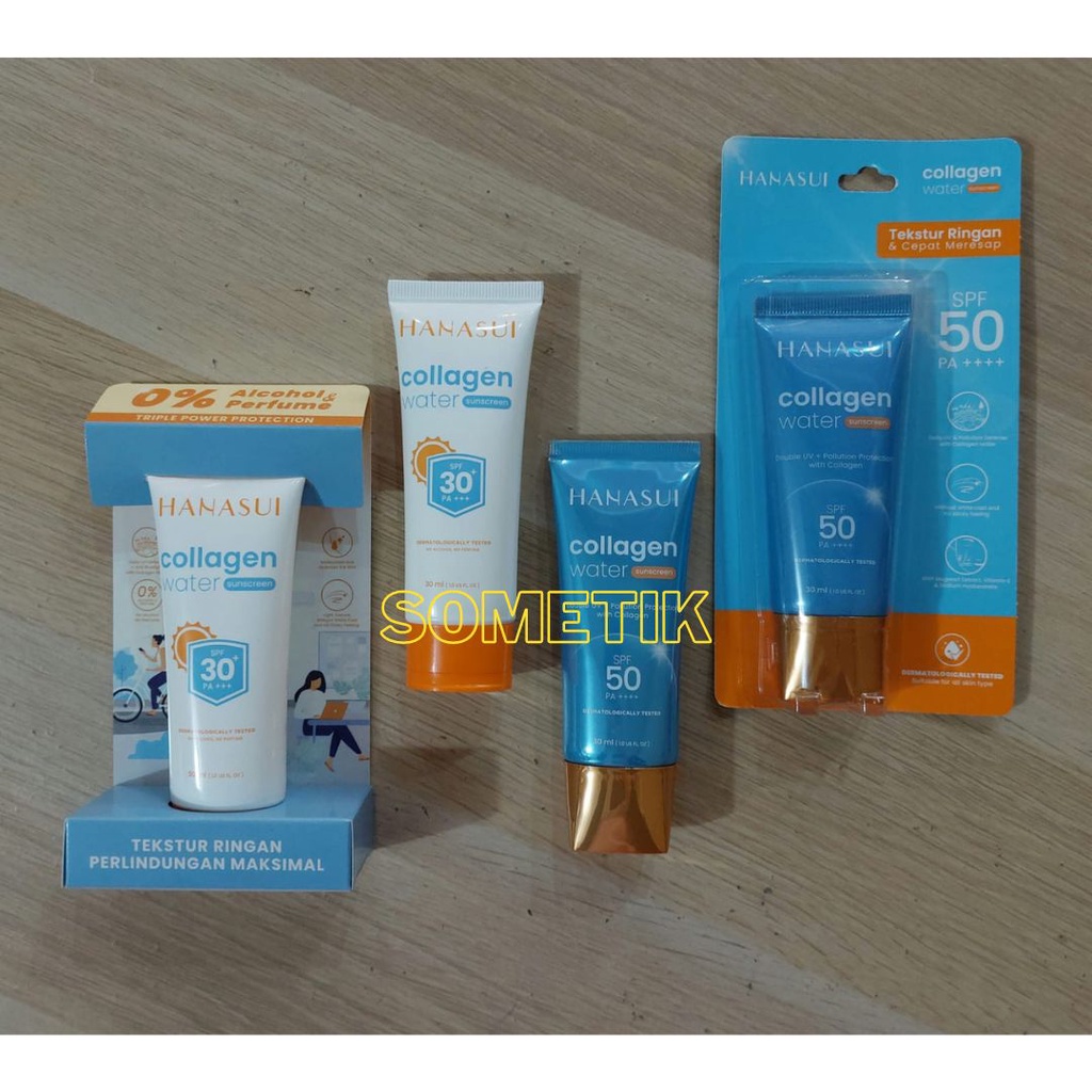 Jual HANASUI COLLAGEN WATER SUNSCREEN SPF 50 PA++++ / HANASUI SUNSCREEN ...