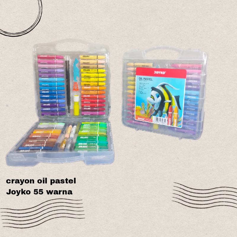 Jual Joyko crayon oil pastel 55 warna ORIGINAL | Shopee Indonesia