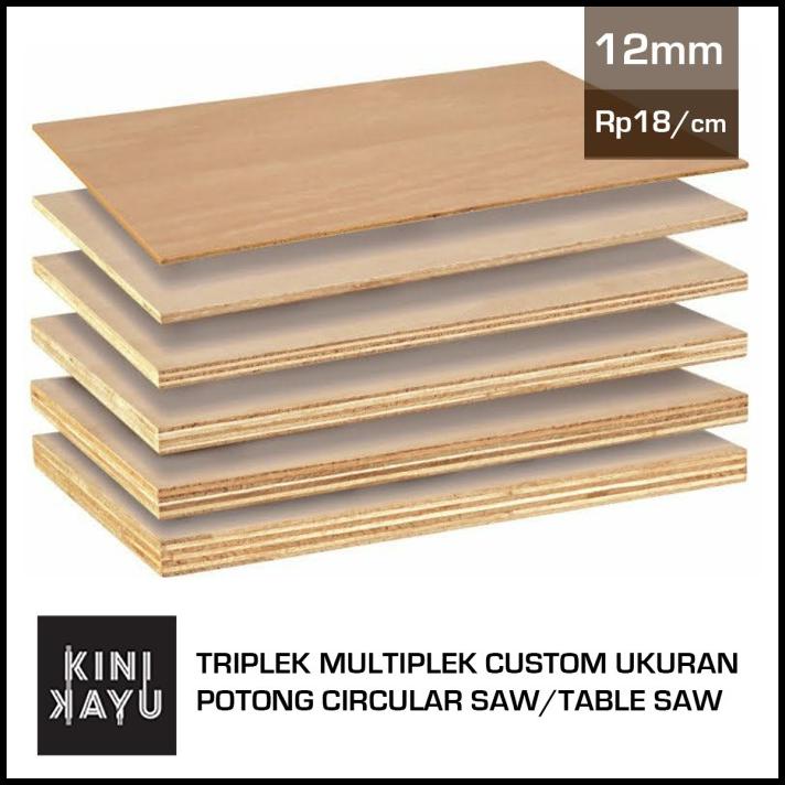 Jual Triplek Multiplek Potongan 12Mm Custom - Potong Sesuai Kebutuhan ...