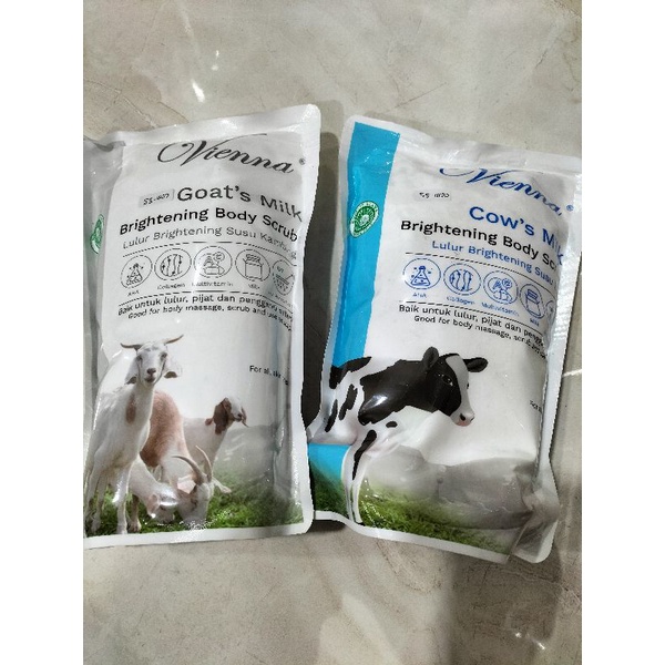 Jual VIENNA LULUR BRIGHTENING SUSU SAPI,SUSU KAMBING 1kg | Shopee Indonesia