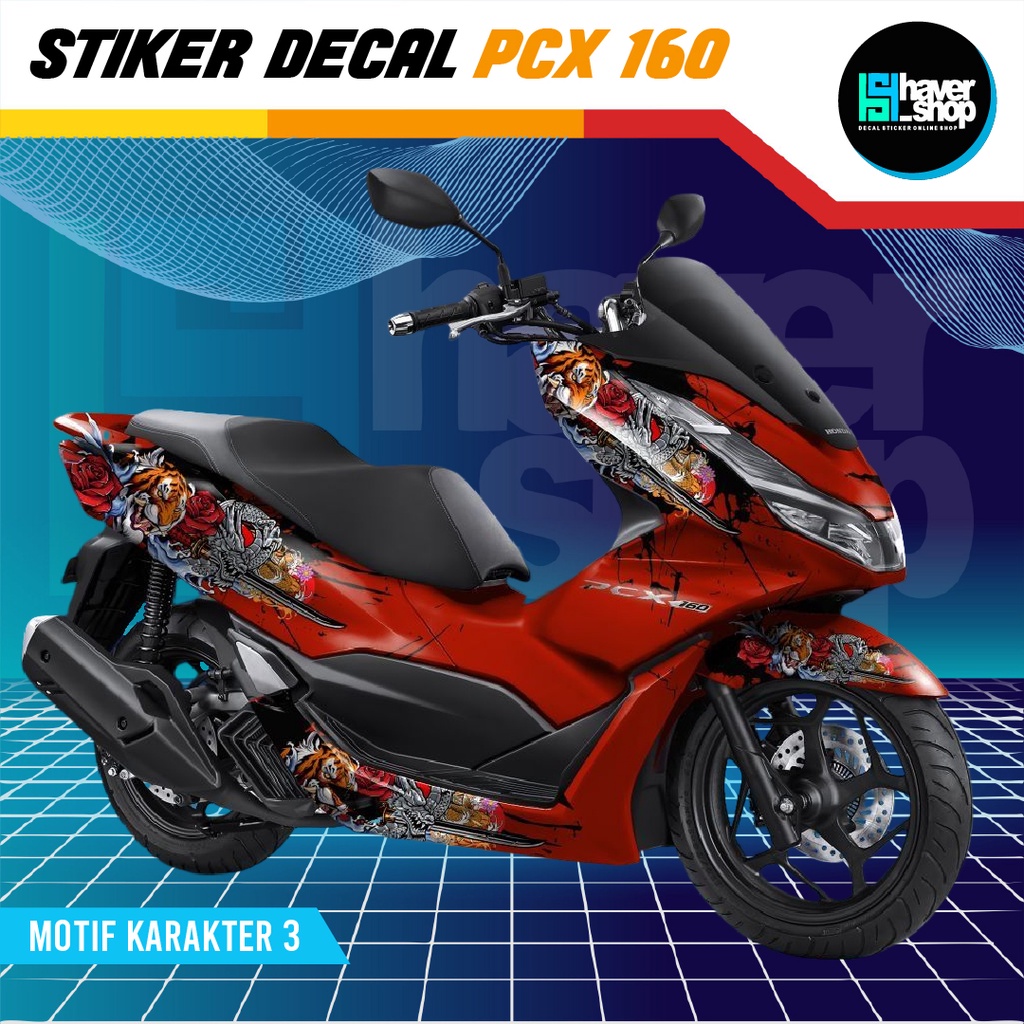 Jual Stiker Untuk Motor Sticker Tempel Decal Full Body Pareasi Honda ...