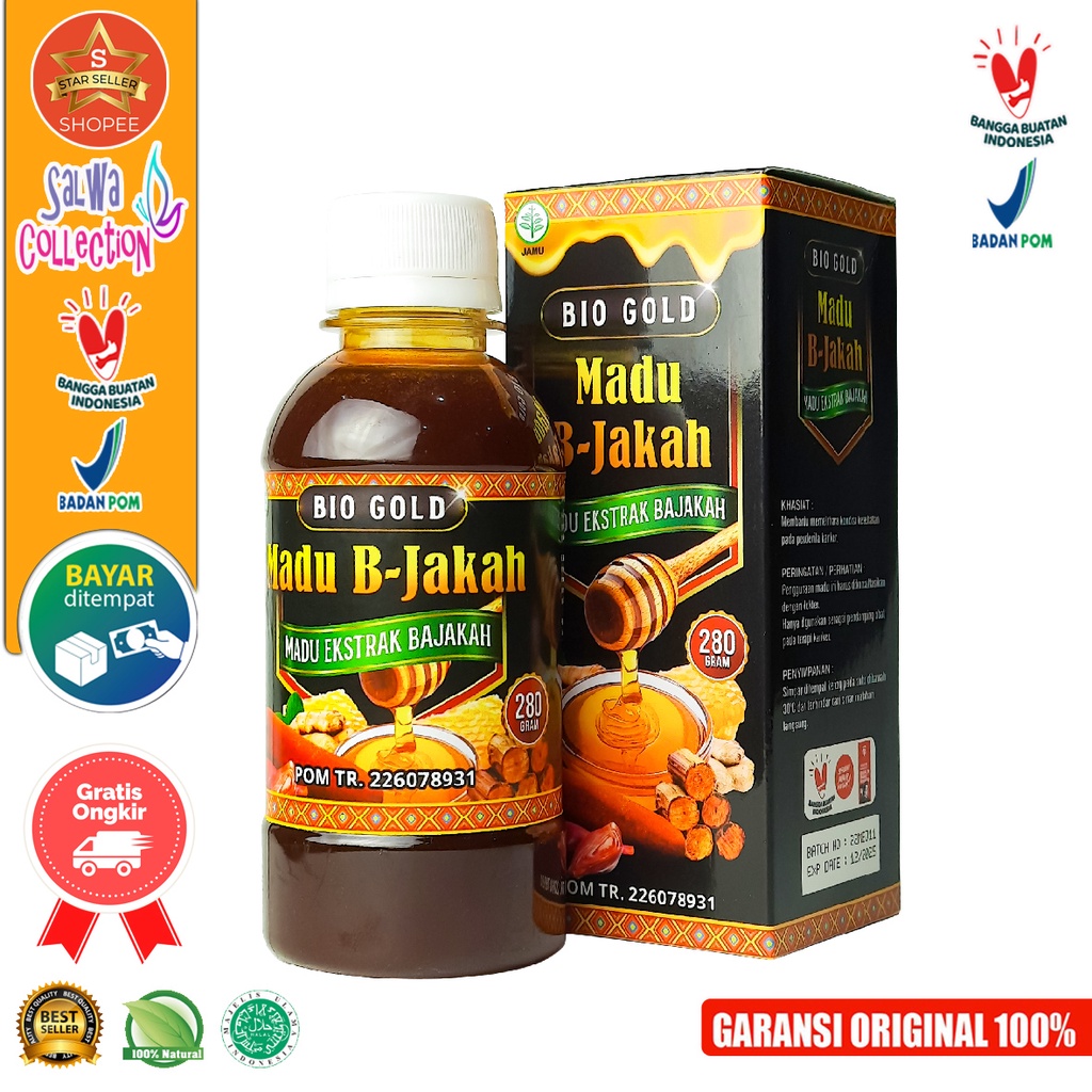 Jual Madu Bajakah B-Jakah Bio Gold Biogold Plus Bawang Dayak Temu Putih ...