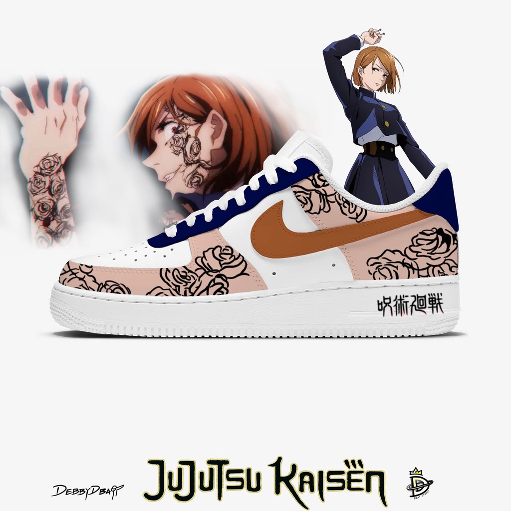 Jual NIKE AF1 JJK NOBARA KUGISAKI CUSTOM | Shopee Indonesia