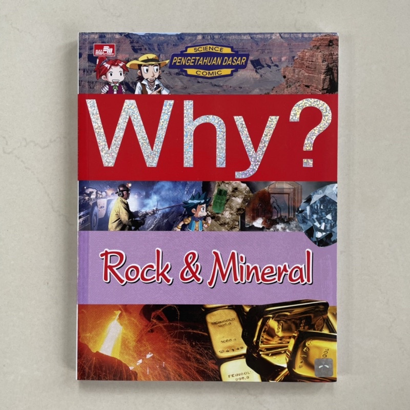 Jual Buku ORI | Why ~ Rock & Mineral | Komik Edukasi Science Sains | Shopee Indonesia