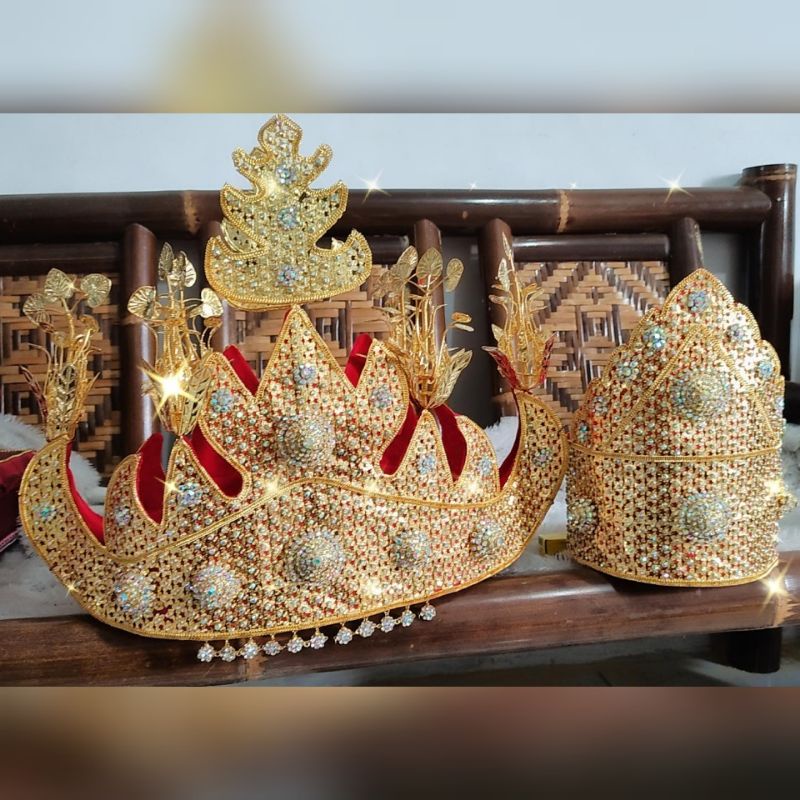 Jual siger Lampung mahkota adat Lampung pepadun premium | Shopee Indonesia