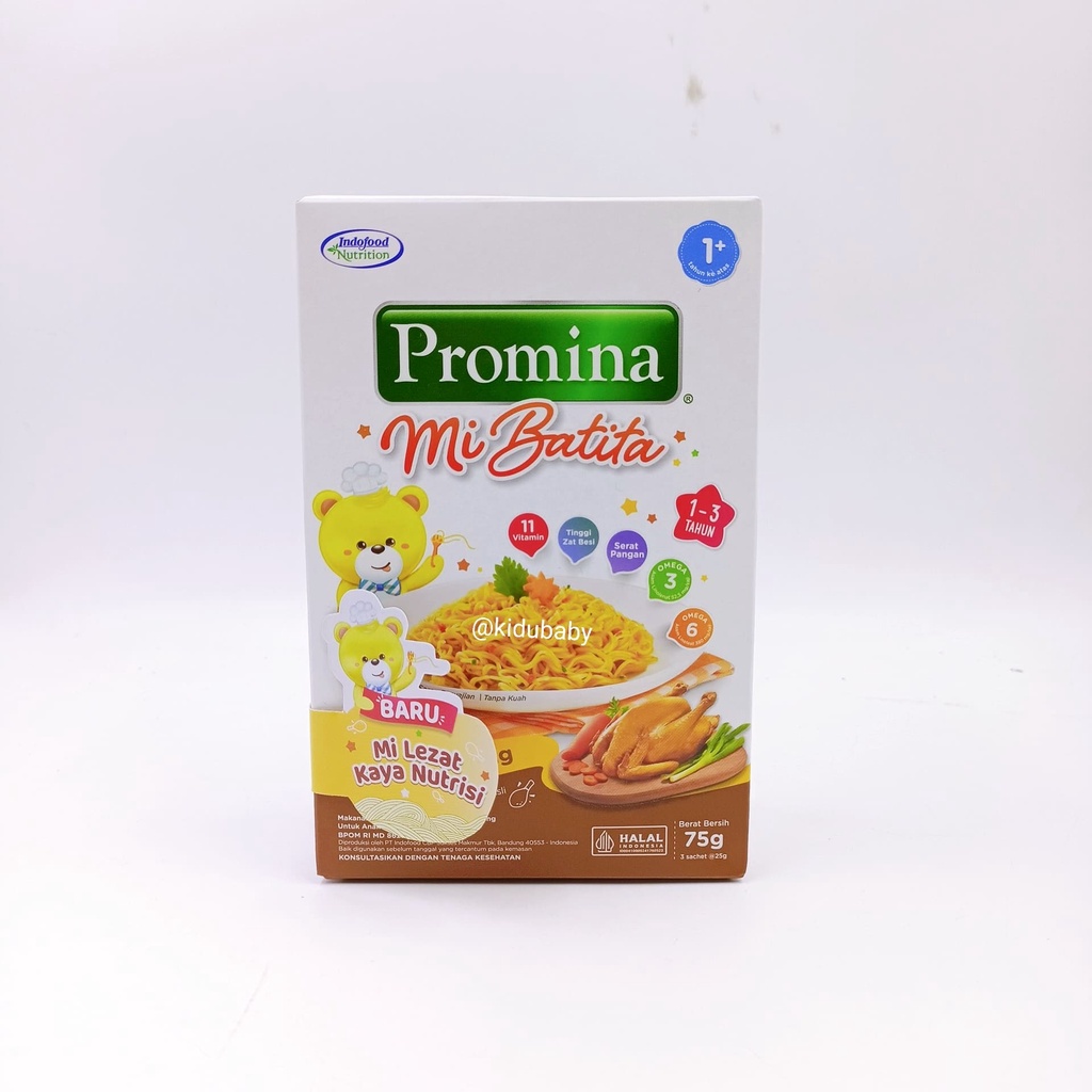 Jual Promina Mi Batita Ayam Kampung 75gr Mie Sehat Makanan MPASI Anak 1 ...