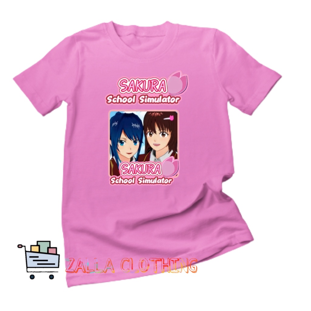 Jual Kaos Anak Custom Gambar Sakura School Simulator Baju Unisex Bahan ...