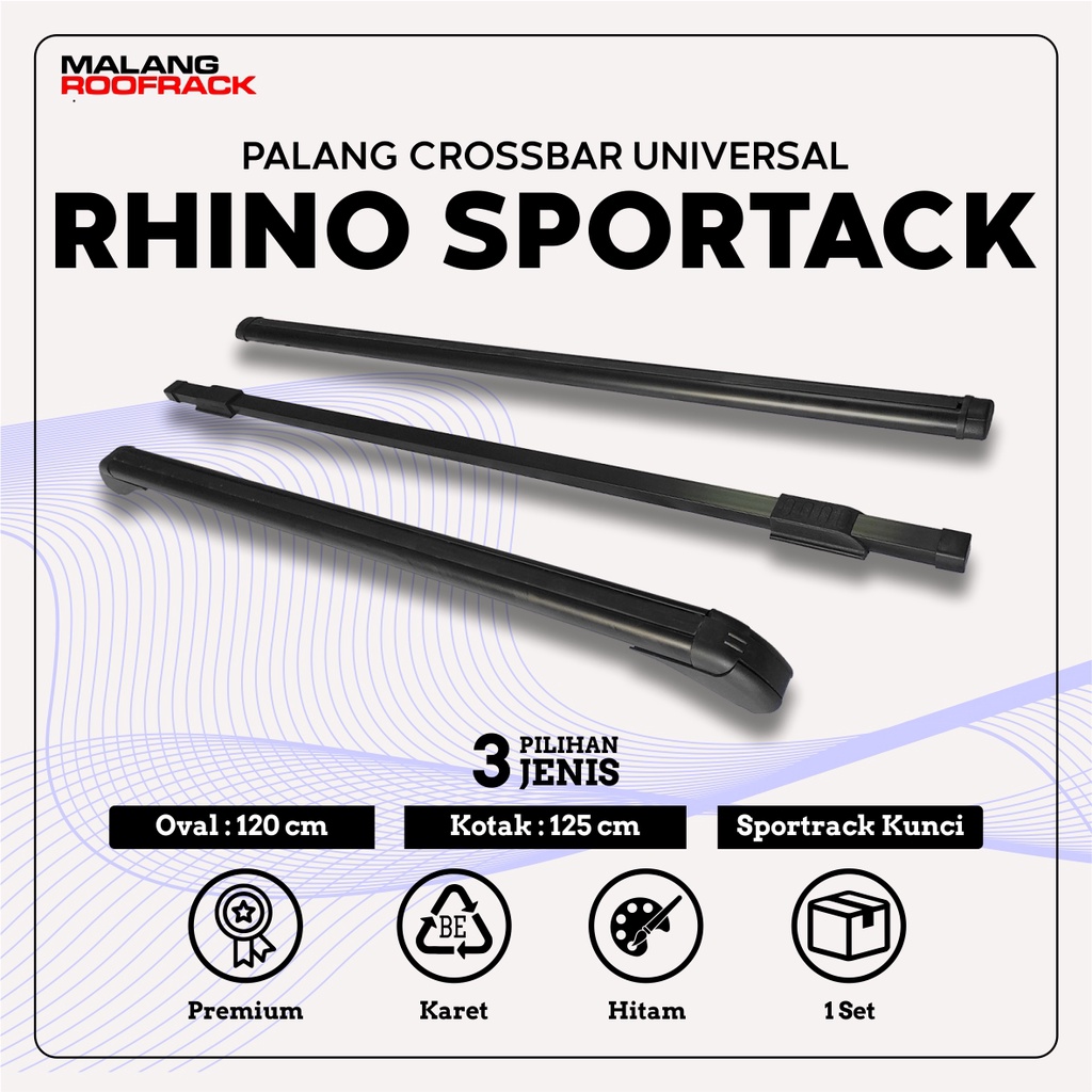 Jual Palang Cross Bar Model Universal Rhino Sportrack | Shopee Indonesia