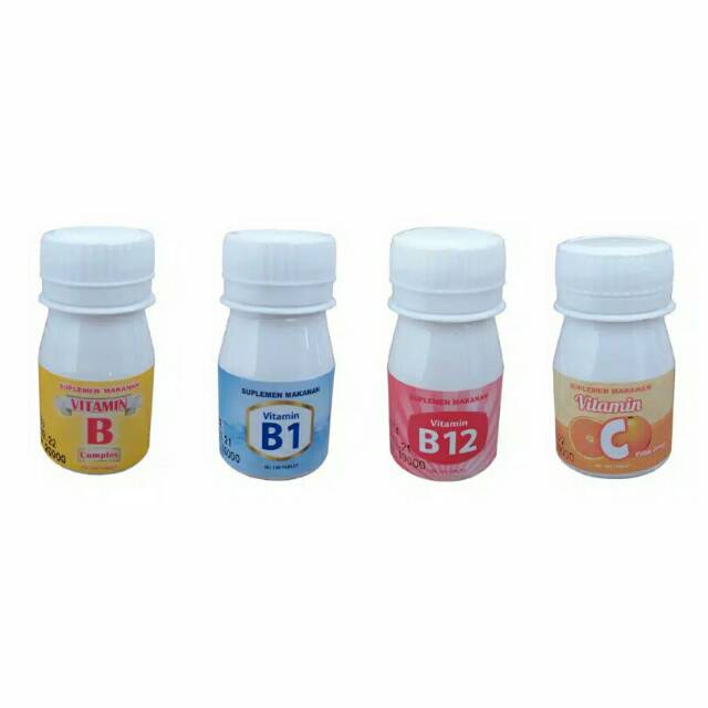 Jual Vitamin C B1 B COMPLEX B12 D3 Merk PIM Pharmaceutical Isi 100 ...