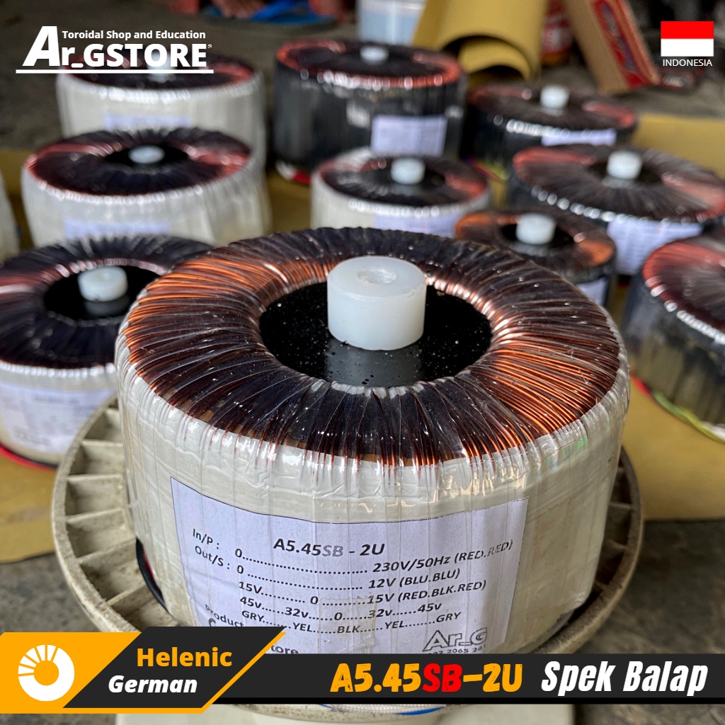 Jual Trafo toroid donat 5A 45V CT (murni) Spesifikasi Balap | Shopee Indonesia