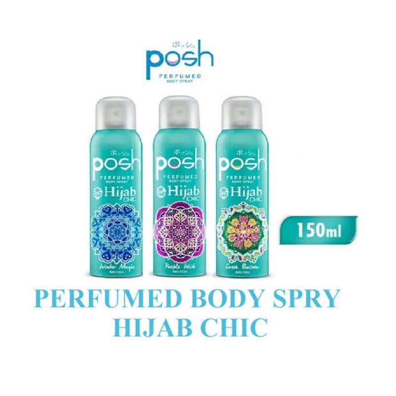 Jual Parfum posh hijab || Posh body spray 150 ml | Shopee Indonesia
