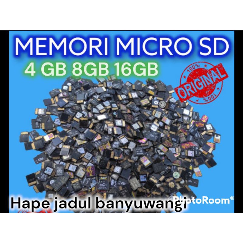 Jual memori micro 4GB 8GB 16GB second original siap pakai !! | Shopee Indonesia