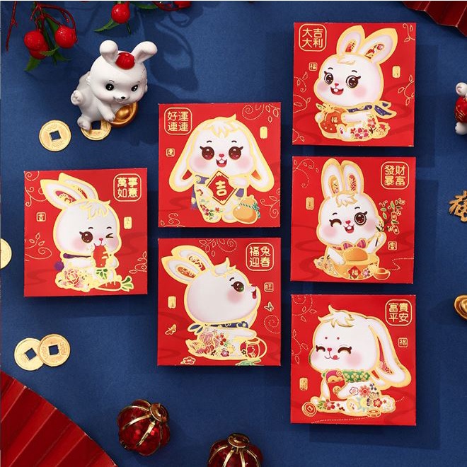 Jual Angpao Kelinci Anak Lucky Cat Animal Angpau Imlek Pendek Amplop ...
