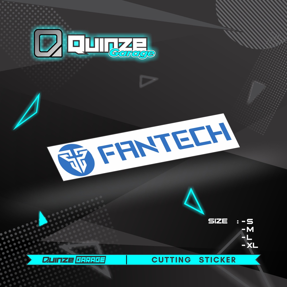 Jual Stiker Fantech | Sticker Fantech | Cutting Sticker Logo Fantech ...