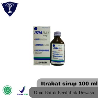 Jual ITRABAT SIRUP 100ML/OBAT BATUK DEWASA/BATUK BERDAHAK DEWASA/BATUK ...