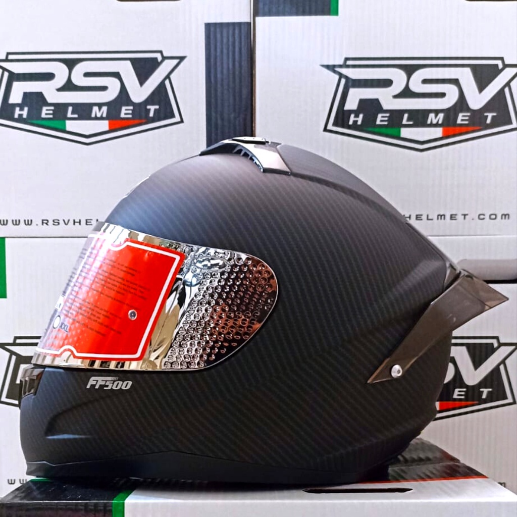 Jual HELM RSV FF500 CARBON DOFF PAKET GANTENG / HELM FULL FACE / HELM ...