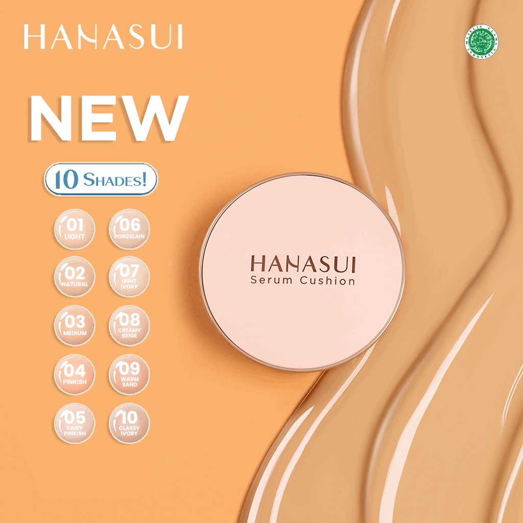 Jual HANASUI Serum Cushion 15g - Foundation Flawless Natural Dewy ...