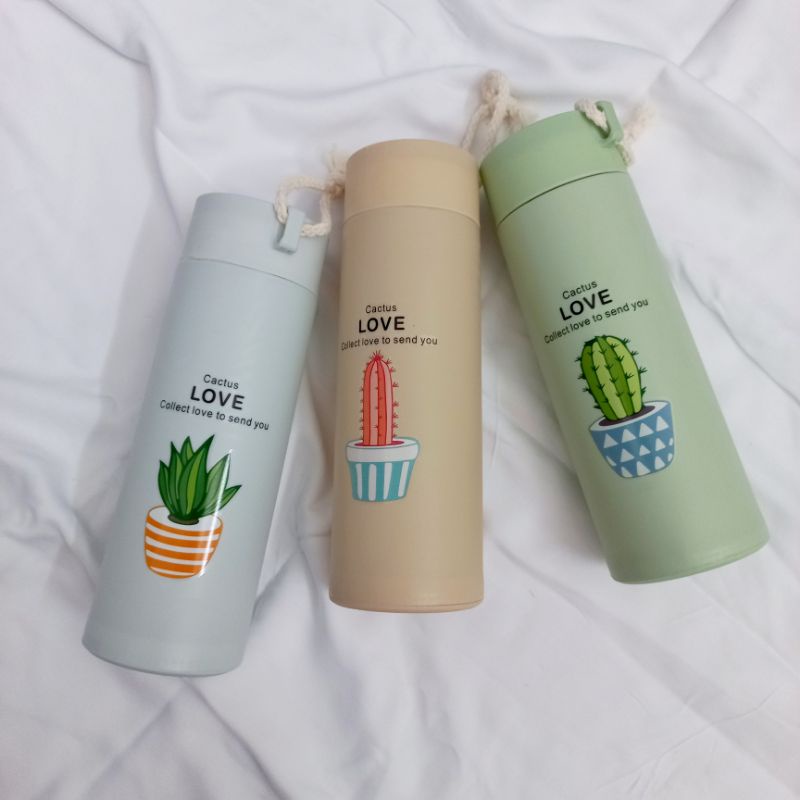 Jual Tumblr Kaca | Botol Minum | Tumblr Kaktus | 500ml | Murah | Shopee ...