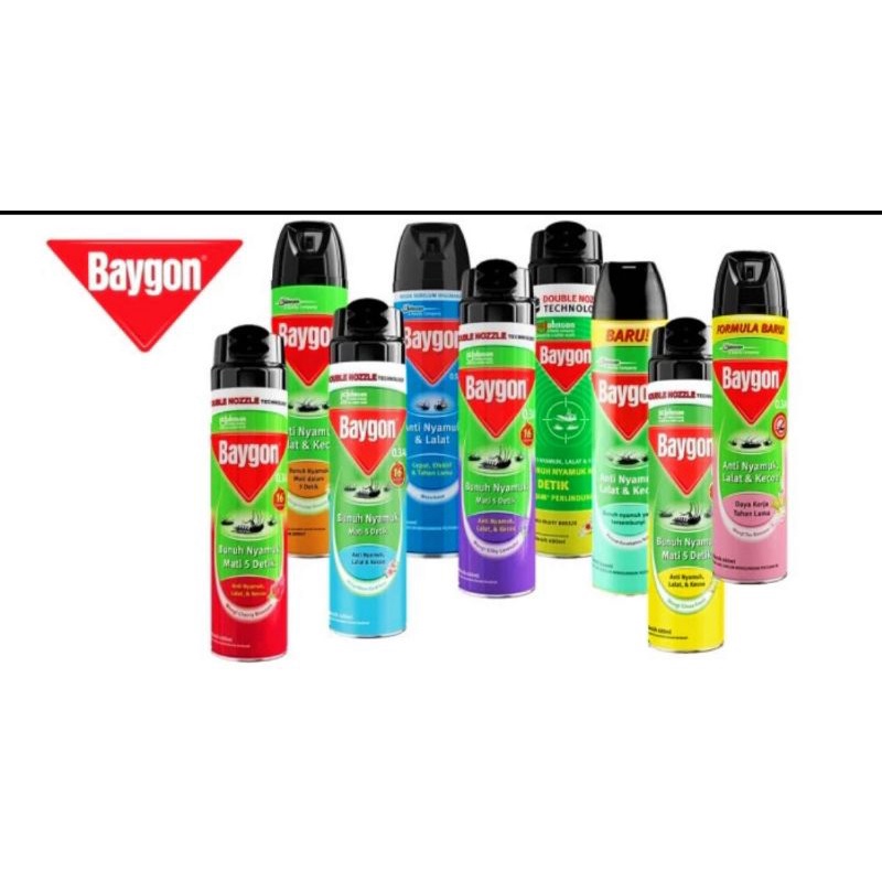 Jual Obat Nyamuk BAYGON HIT Aerosol 600+75ml | Shopee Indonesia