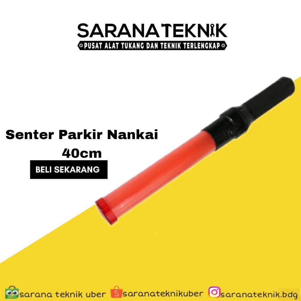 Jual SENTER PARKIR / SENTER PENGAMAN PENDEK NANKAI / senter parkir 40cm ...