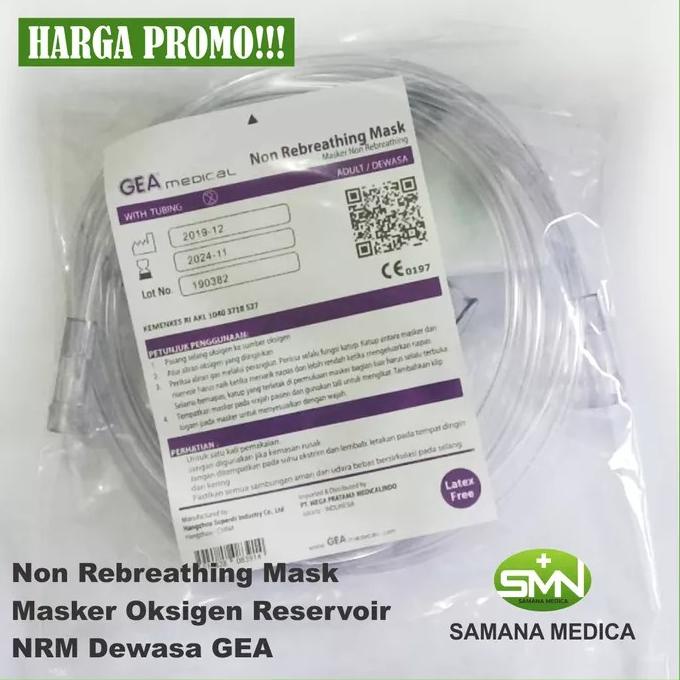 Jual Import Terlaris Non Rebreathing Mask / Masker Oksigen Reservoir ...