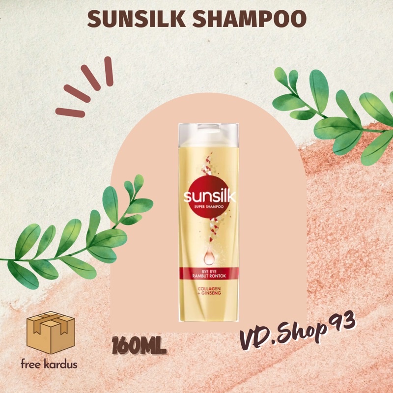 Jual SUNSILK SUPER SHAMPOO BYE BYE RAMBUT RONTOK 160ML | Shopee Indonesia