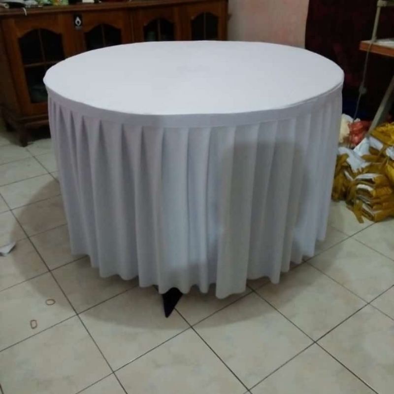 Jual cover meja bulat D-120 cm | Shopee Indonesia