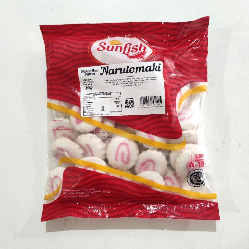 Jual SUNFISH olahan ikan narutomaki 500gr | Shopee Indonesia