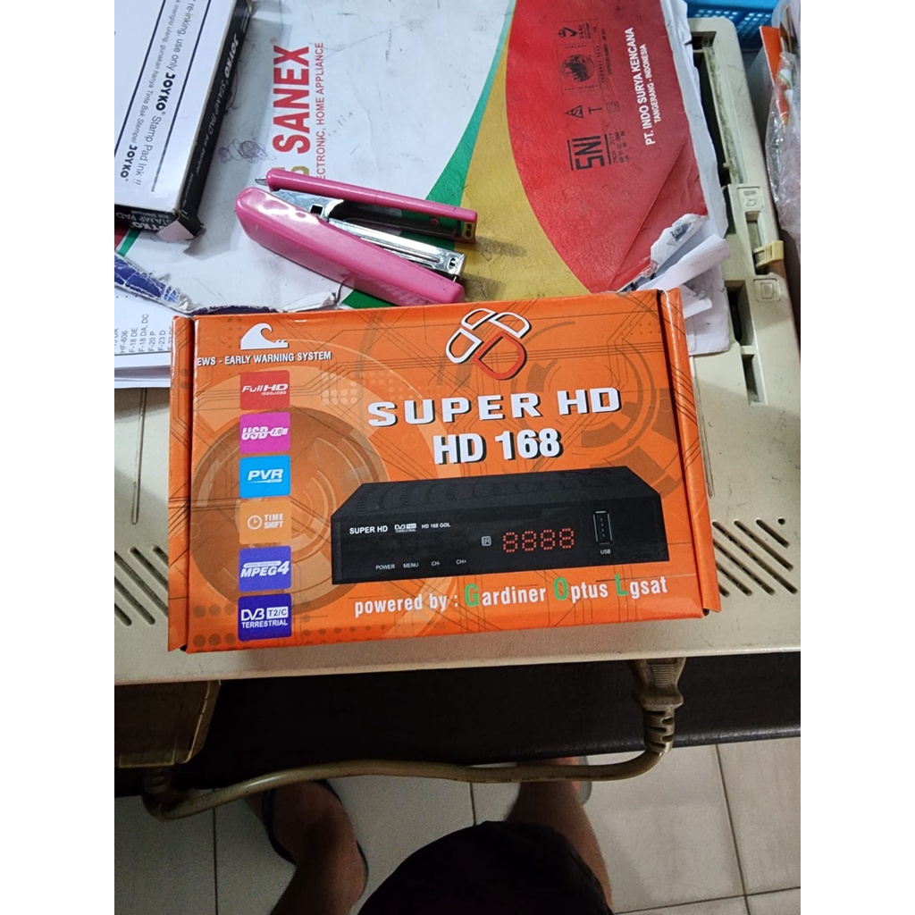 Jual STB SUPER HD 168 SNI Set Top Box Receiver TV Digital Orange DVB-T2 ...