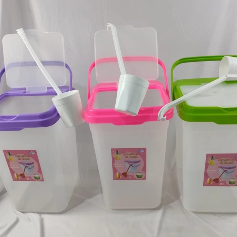 Jual TEMPAT ES BUAH + GAYUNG 25 LT CONTAINER AQUARIUM ES KELAPA ...