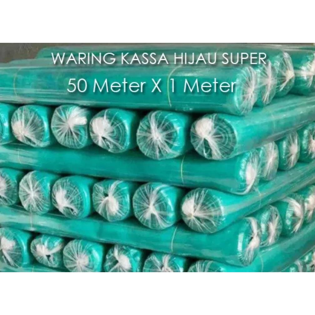 Jual Per ROLL jaring hijau waring hijau insectnet kasa nyamuk labar 1 ...