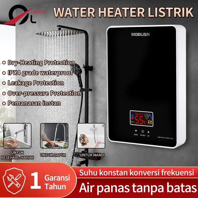 Jual Pemanas air listrik tanpa tangki shower air panas instan/pemanas ...