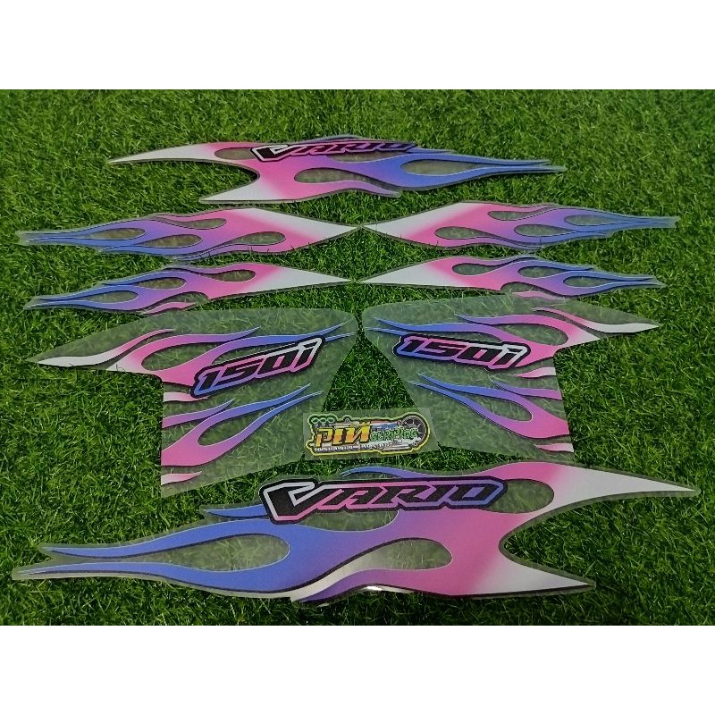 Jual Striping/Sticker Vario led new 125i/150i design terbaru list api ...