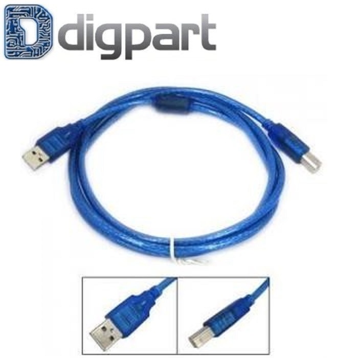 Jual Kabel USB 2.0 Type A to Type B Printer Arduino Uno 1.5 Meter ...