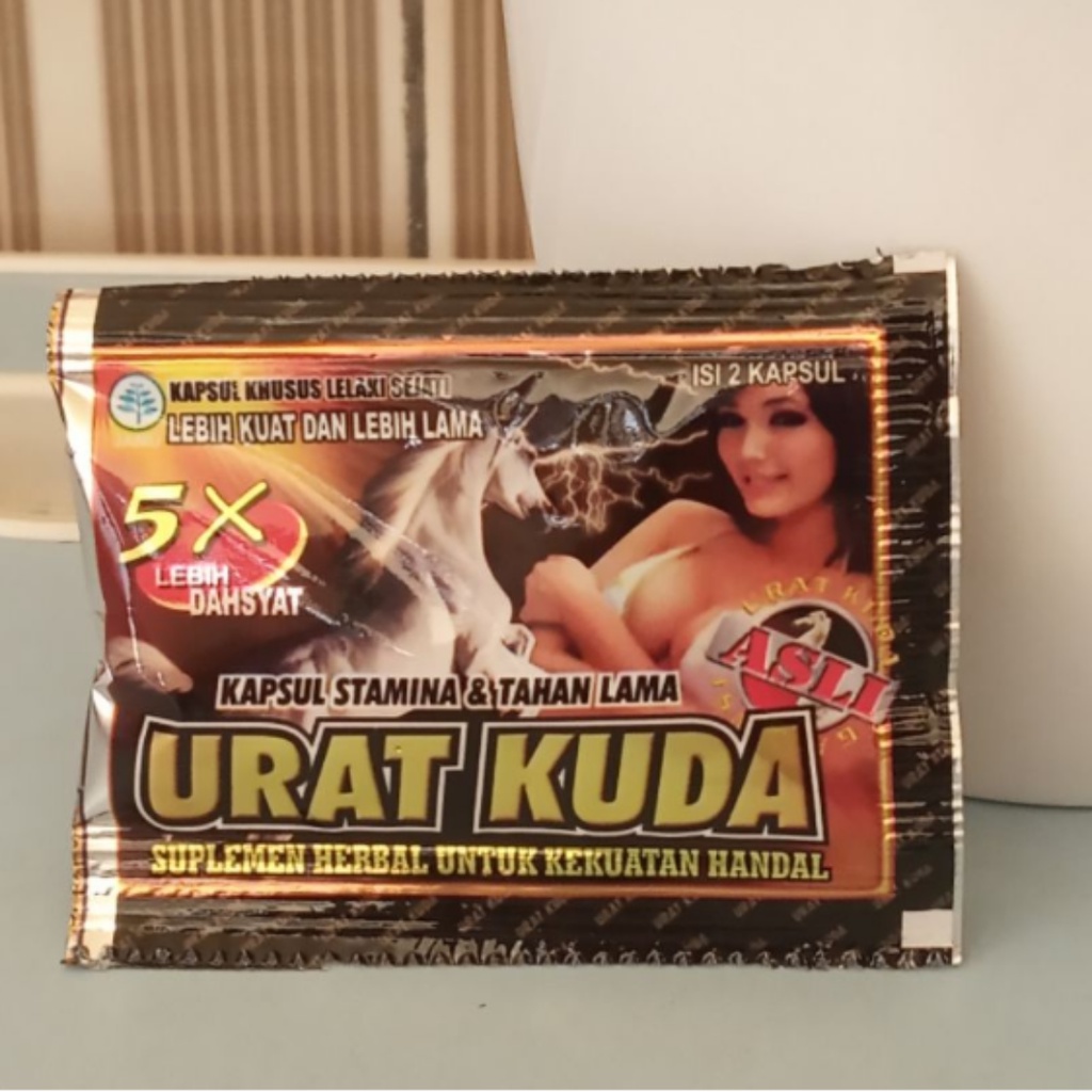 Jual URAT KUDA 1 Sachet isi 2 Kapsul Mengatasi Ejakulasi Dini dan Bertahan Lama di Ranjang COD ...