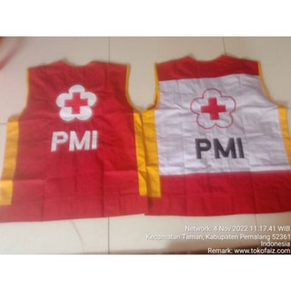 Jual ROMPI PMR WIRA BORDIR model baru belakang putih //atribut pmr ...