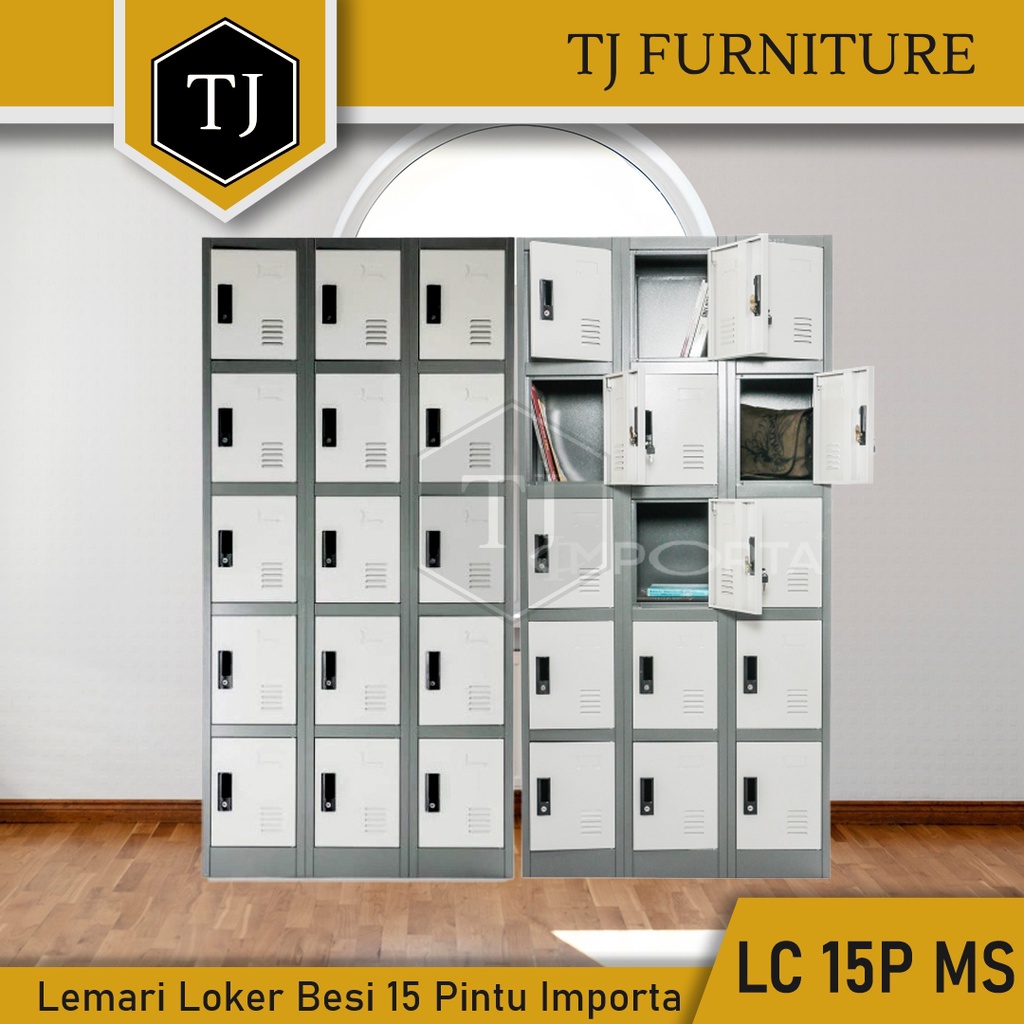 Jual Importa Loker Besi / Lemari Arsip / Locker Kantor Besi 15 Pintu ...