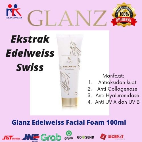 Jual Glanz Edelweiss Facial Foam KK Indonesia | Shopee Indonesia