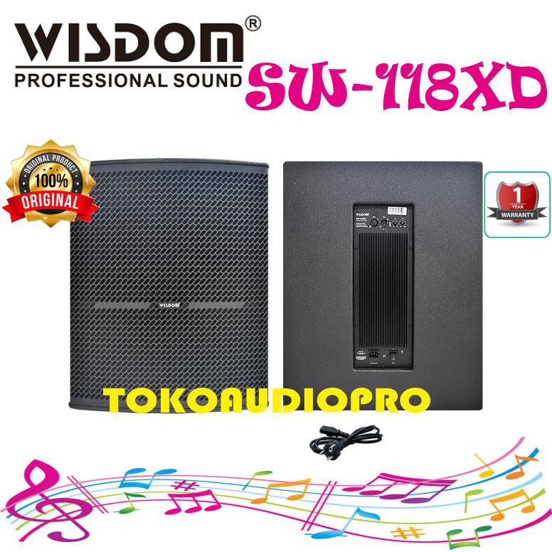 Jual Subwoofer Aktif Wisdom SW-118XD 18-Inch Aktif Subwoofer Wisdom ...