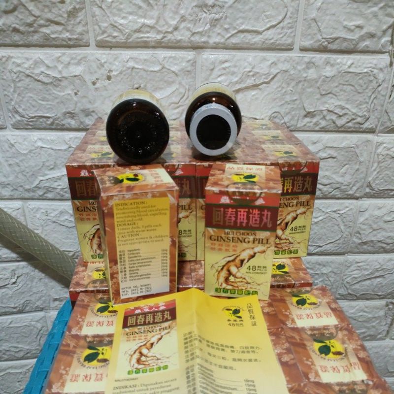 Jual Hui choon BOTOL isi 48 pills sirkulasi darah tulang sendi otot ...