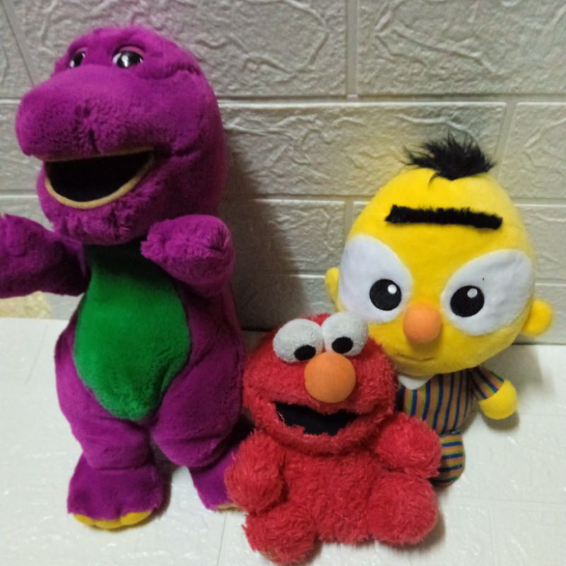 Jual boneka barney, sesame street prelvdd | Shopee Indonesia