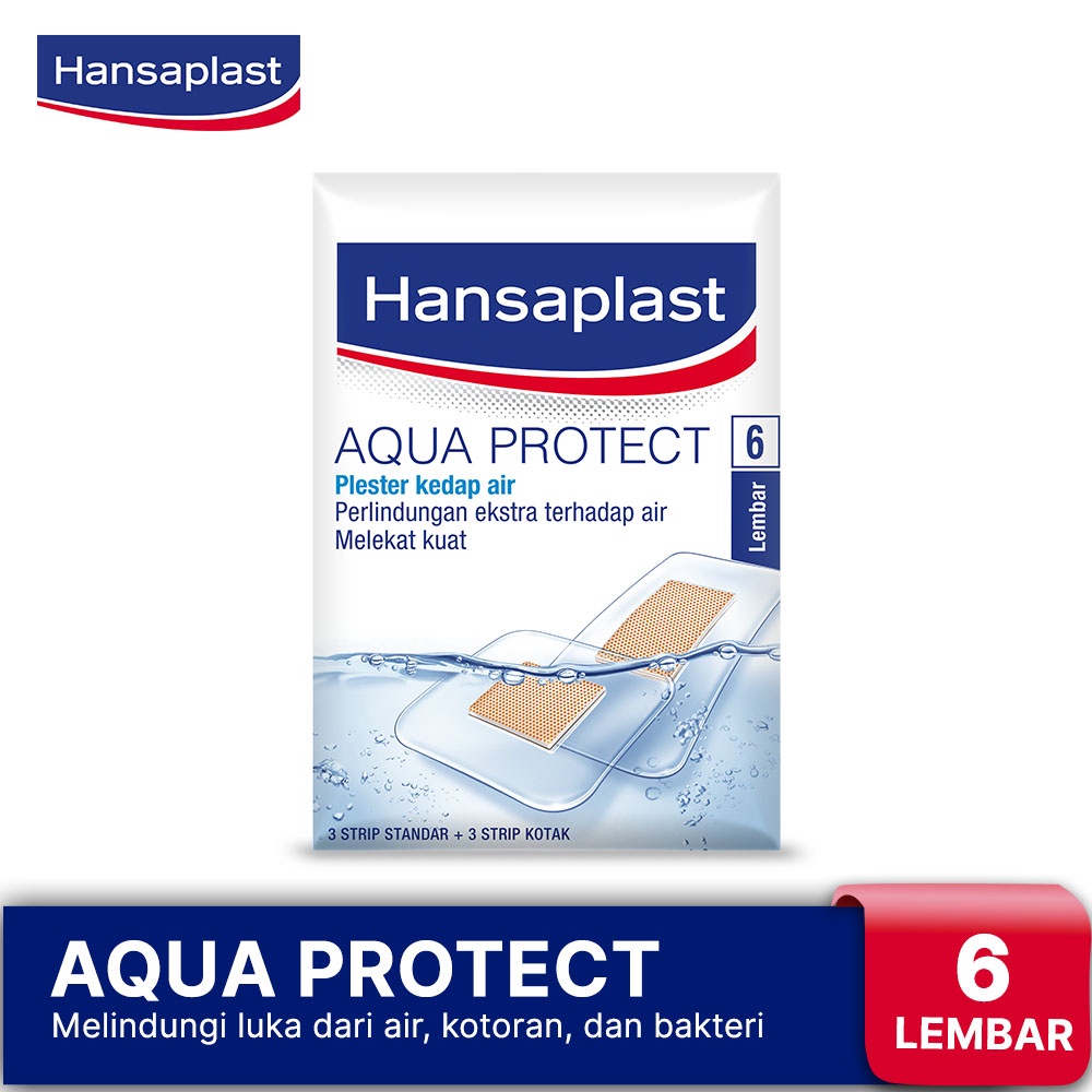 Jual Hansaplast Aqua Protect Isi 6 Lembar - Plaster Kedap Air | Shopee ...