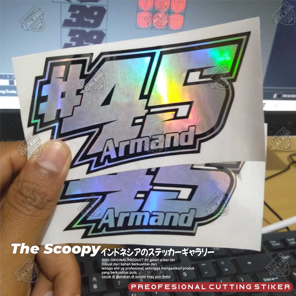 Jual STIKER STIKER NOMOR BALAP STICKER NAMA NOMOR BALAP STIKER RACING ...