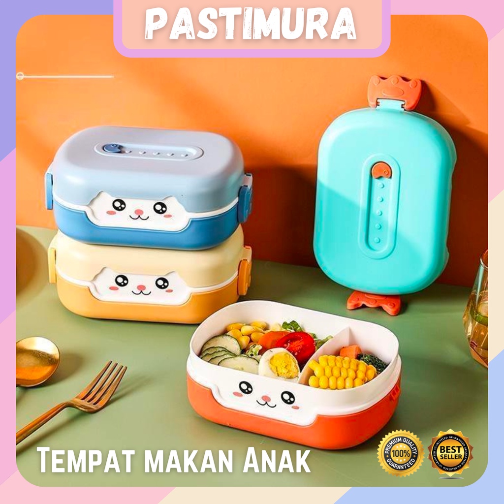 Jual [PSM] Tempat Makan Lunch Box 700ml BPA FREE Anti Tumpah Kotak Makan Transparant BENTO BOX ...